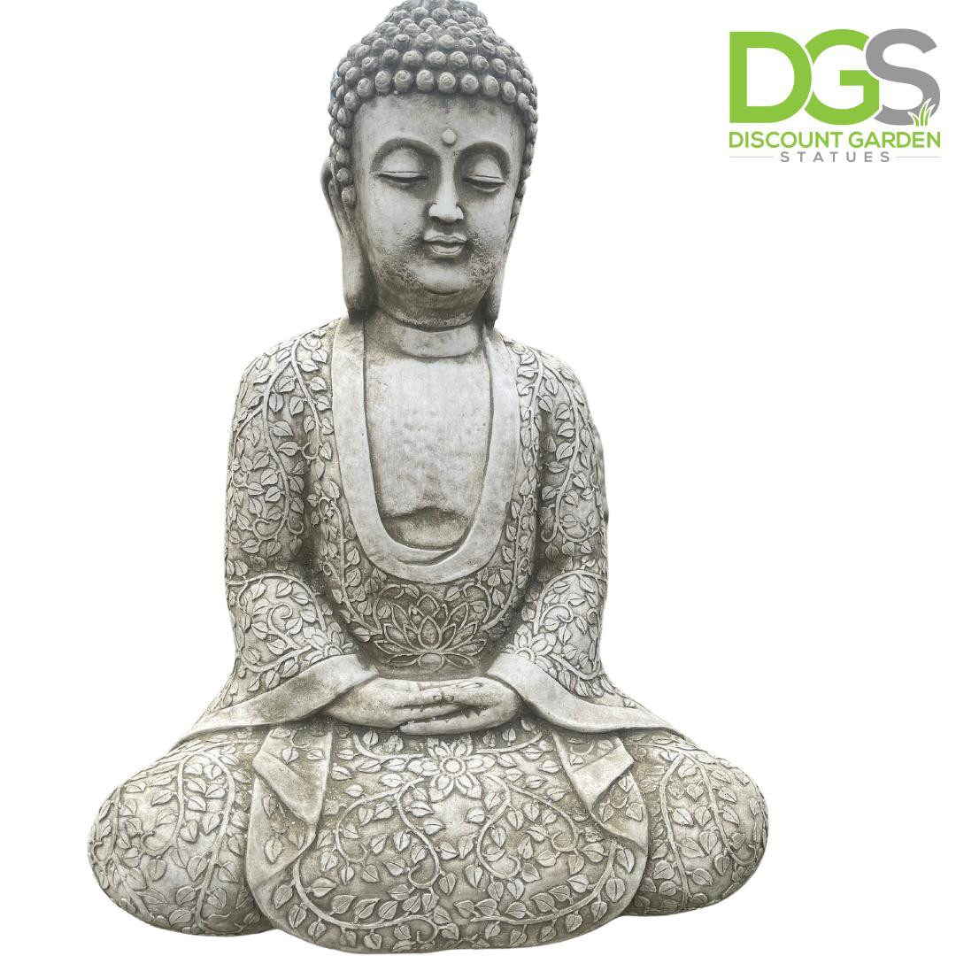 Lotus Robe Buddha Garden Ornament | Garden Buddha For Sale UK | Large ...