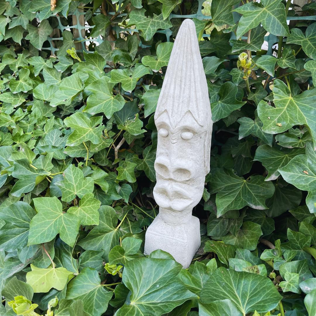 Moai Tiki Head Garden ornament