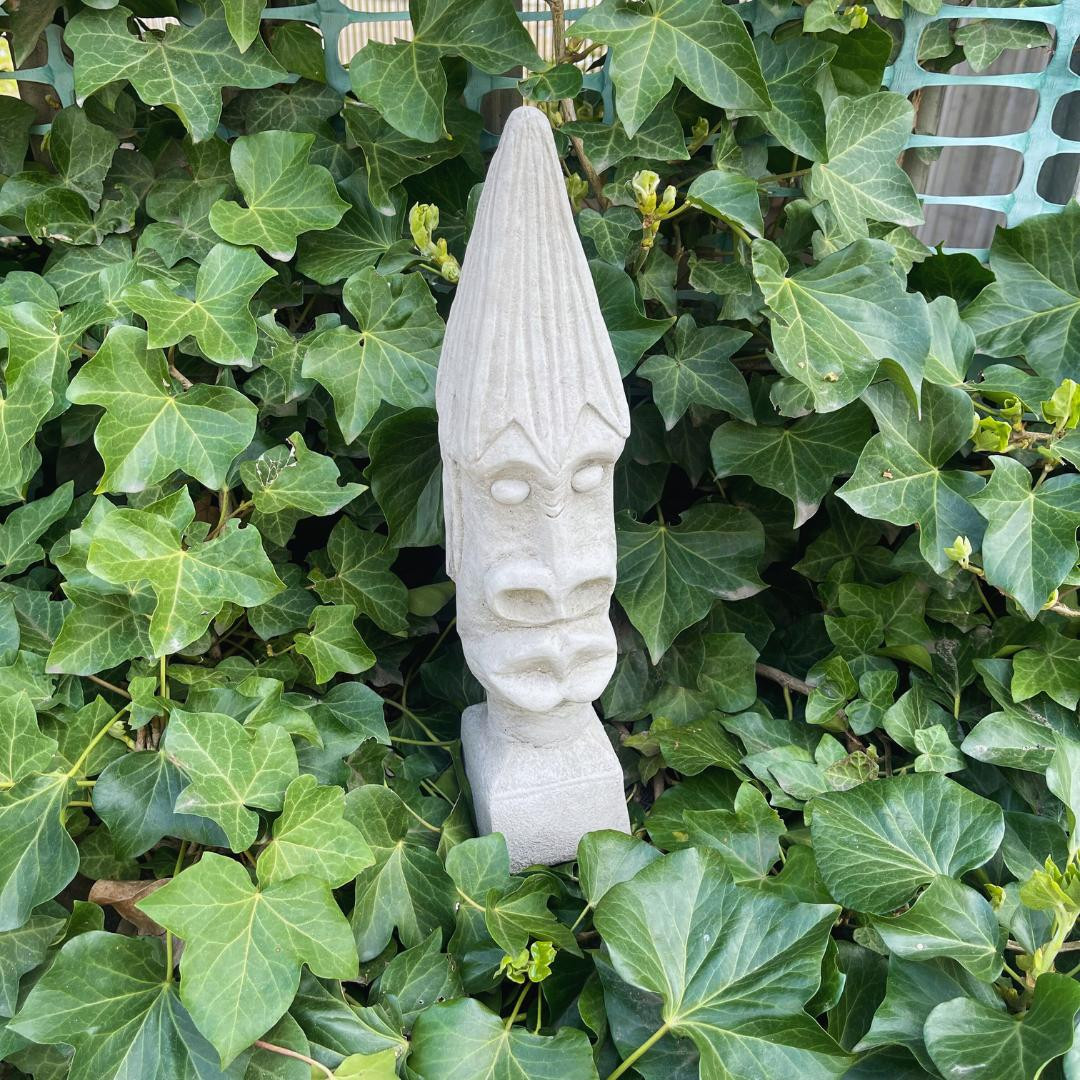 Moai Tiki Head Garden ornament