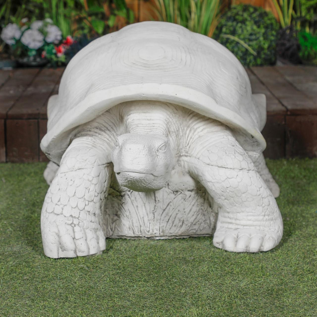 Majestic Giant Tortoise Garden Sculpture | Tortoise garden ornaments ...