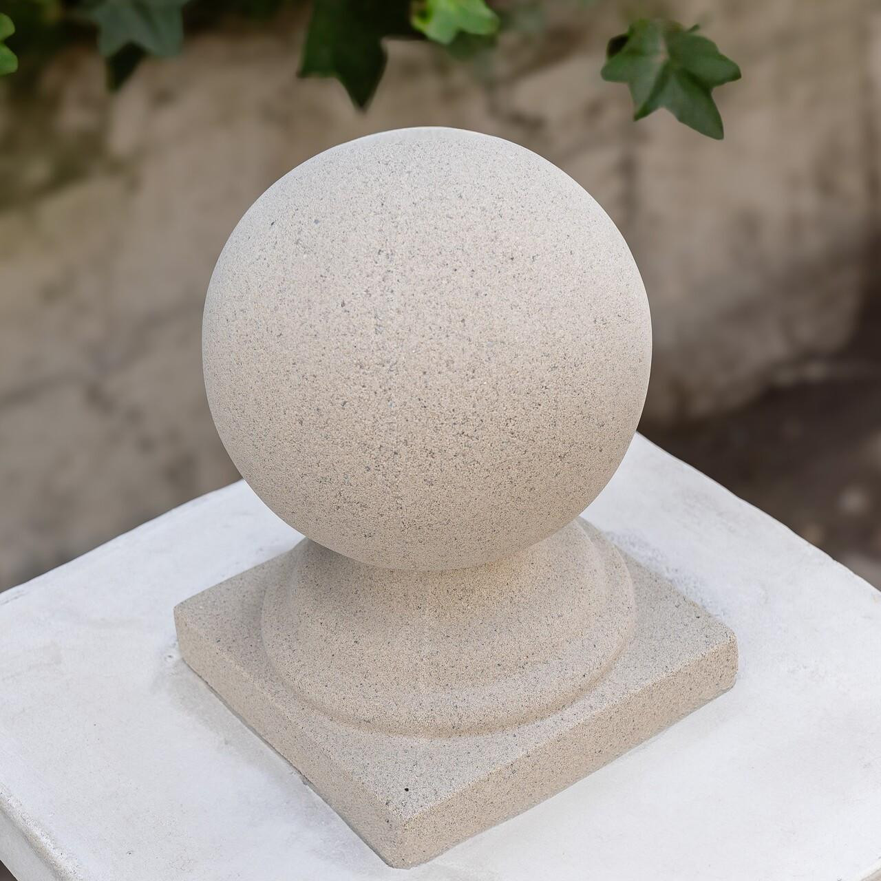 Sand Stone Finial | Stone cast Pier Caps | Sand Stone Plain Balls for ...