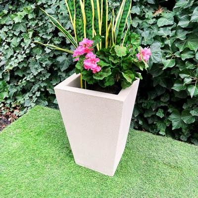 Extra Large Sandstone Classic Square Greek Style Planter Vase | Classic ...