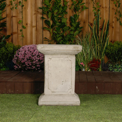 Giant Square Plinth, Garden Statue Base, Tall Statue Column, Garden Plinth