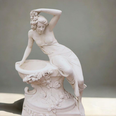 Bathing lady Statue | Giant Greek Lady Garden Statue | Reclining Lady ...