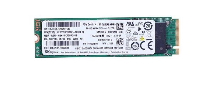 HFM512GDJTNI-82A0A Hynix 512GB PCI Express NVMe M.2 2280 SSD