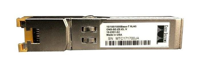 Cisco ONS-SE-ZE-EL= 1Gbps 1000Base-T Copper-mode SFP Transceiver Module ...