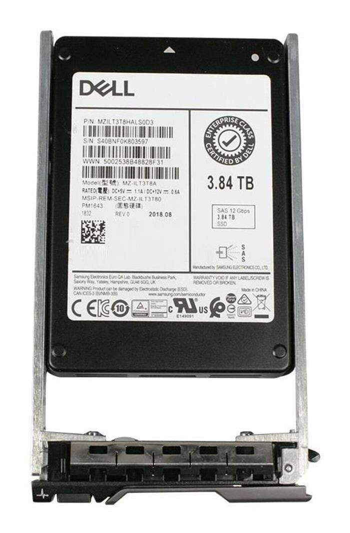 400-BBRS Dell 3.84TB SAS Solid State Drive