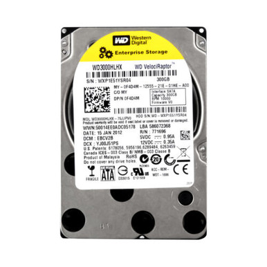 Western Digital VelociRaptor WD3000HLHX 300GB 10K RPM 3.5" SATA 6Gbps ...