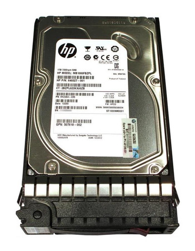 HP 493882-001 750GB 7200rpm SATA 3Gbps 3.5in Midline Hard Drive