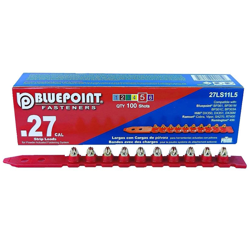 Ramset- Powder Load Strips- .27 Caliber- Purple- 6 Power Level- 100 ...