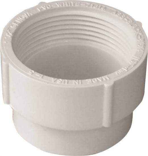 PVC DWV, 2", Cleanout Adapter - Surry General Store