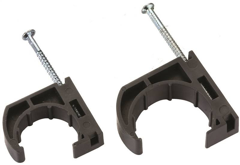 Pipe Half Clamp With Nail- 3/4" 10 Pack - Surry General Store