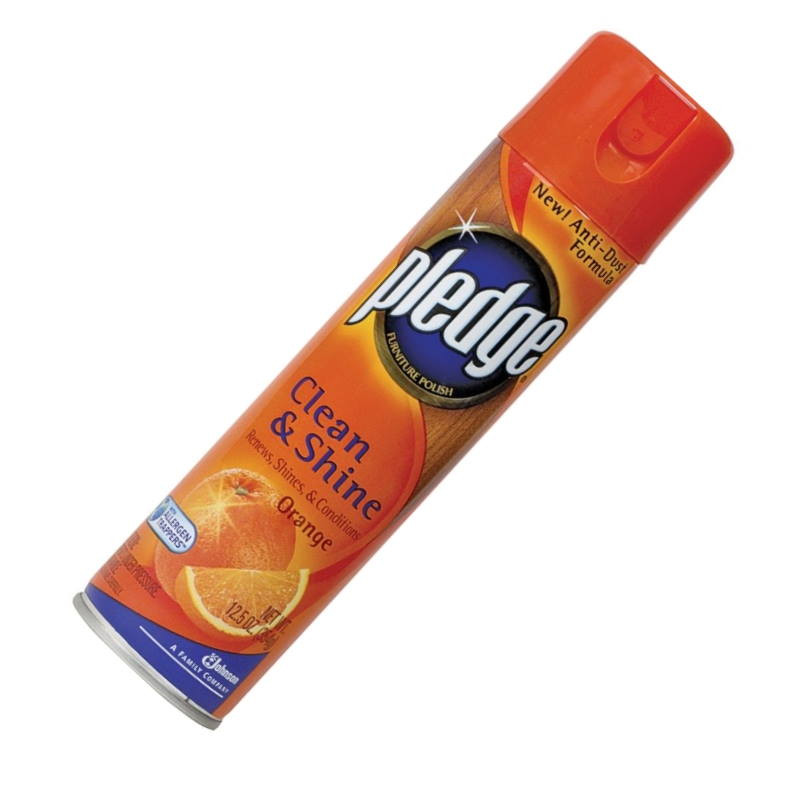 Pledge- Orange- Furniture Polish- 9.7 Oz- Aerosol - Surry General Store