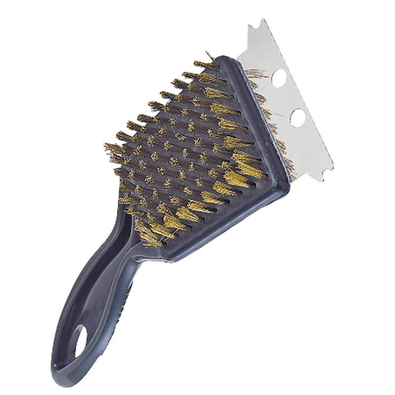 Grill Brush- 8"- Stainless Steel Brush- Plastic Handle - Surry General ...