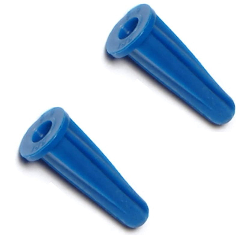 Anchor- #10 - #12 Screw x 1"- Plastic- 10 Pack - Surry General Store