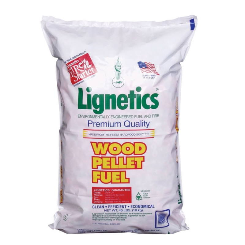 Lignetics- Wood Stove Pellet Fuel- Hardwood- Pallet- 50 40 Lb Bags ...