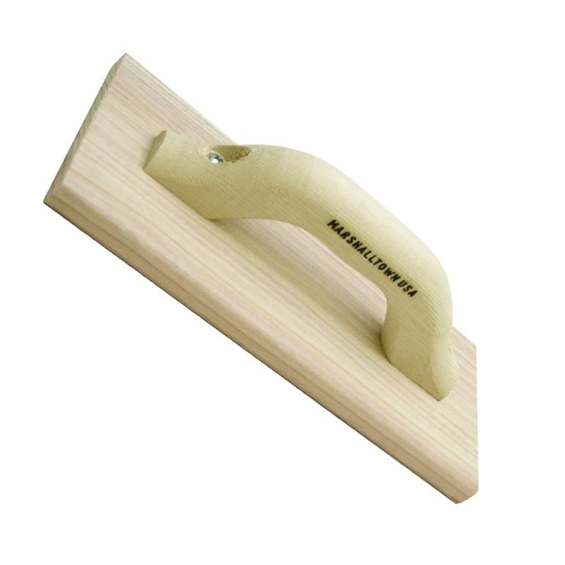 Marshalltown- 44- Wood Float- 12" x 5"- Redwood - Surry General Store