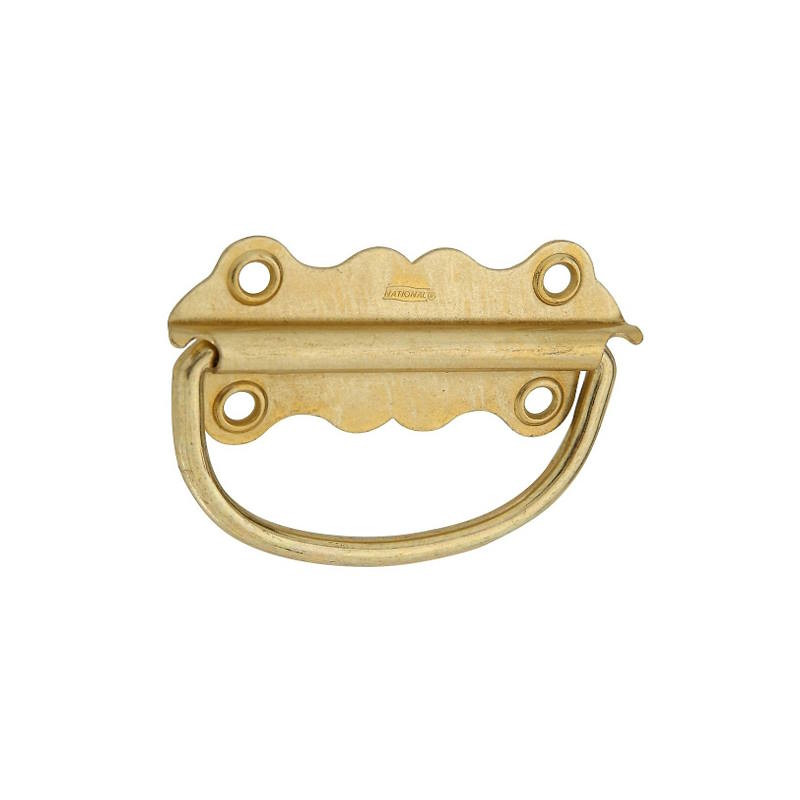 Chest Handle- 3" Brass Plated Steel- 2 Pack - Surry General Store
