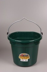 Flat Back Pail- Green- 5 Gallon - Surry General Store