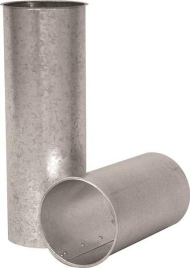 Stove Pipe- Galvanized- 6"- Thimble - Surry General Store