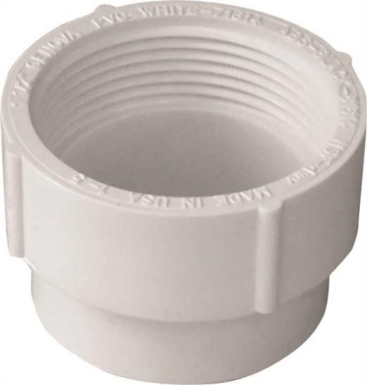 PVC DWV- 4"- Cleanout Adapter - Surry General Store