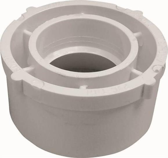 PVC DWV- 4"- Bushing x PVC S&D 3" - Surry General Store