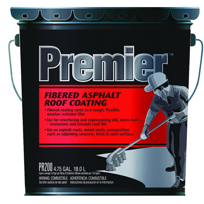 Henry- Roof Coating Black Fibered- 5 Gallon - Surry General Store