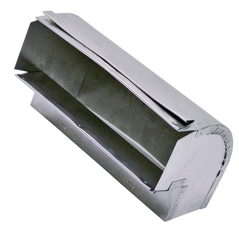 Air Duct- Galvanized- 10" x 3-1/4"- Elbow- 90 Deg- Vertical- Rectangle ...