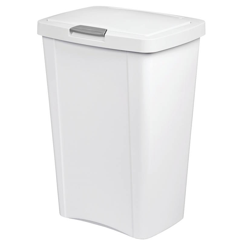 Trash Can- 13 Gallon- Kitchen- Wastebasket-16 3/8" x 12 5/8" x 24 3/4 ...