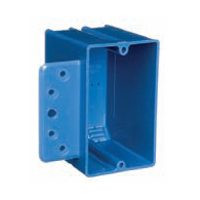 Single Gang Switch Box With Side Bracket- PVC - Surry General Store