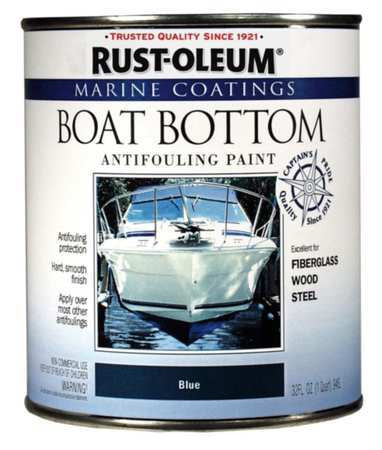 Marine Boat Bottom Paint- Blue- Quart - Surry General Store
