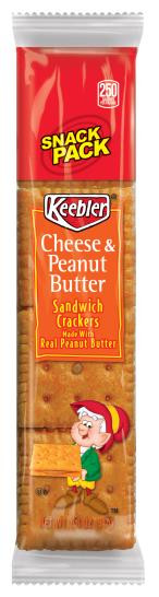 Keebler Peanut Butter Sandwich Cracker- 1.8 Oz - Surry General Store