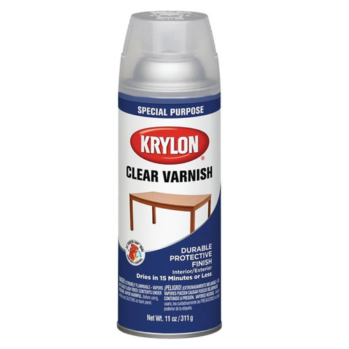 Krylon- Spray Varnish- Clear Satin- 11 Oz - Surry General Store