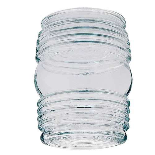 Light Fixture Shade- Jelly Jar Globe- 5 3/8"- Clear - Surry General Store