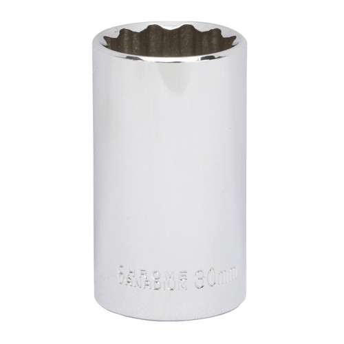 Socket Wrench- Socket- 1/2" Drive- Metric- 30 MM Deep- 12 Point - Surry ...