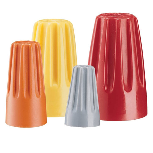 Wire Nut Assortment- 2 Red- 3 Yellow- 2 Orange- 2 Gray` - Surry General ...