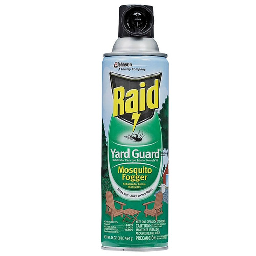 Raid- Yard Guard- Outdoor Insect Fogger Aerosol- 16 Oz - Surry General ...