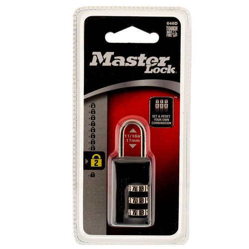 Master Lock- 646 D- Combination Pad Lock - Surry General Store