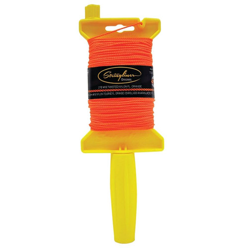 Mason Line- With Reel- Orange- 500' - Surry General Store