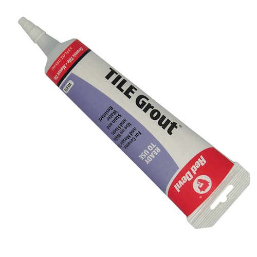 Tile Grout- White- Ready To Use- 5.5 Oz Squeeze Tube - Surry General Store