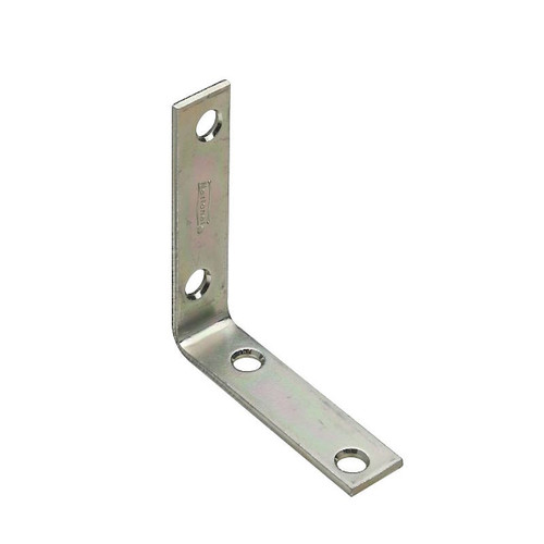 Inside Corner Brace- Zinc Plated- 2-1/2"- With Screws- 4 Pack - Surry ...