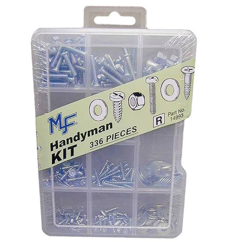 Household Assortment- Handyman Fastener Kit- 336 Pieces - Surry General ...