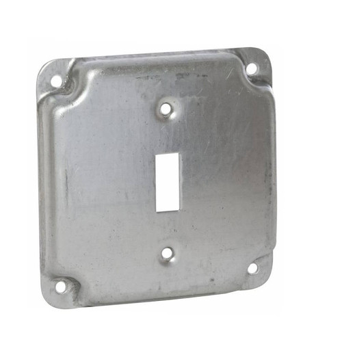 Raco- 800C- Square Box Cover- Single Toggle Switch- Galvanized - Surry ...