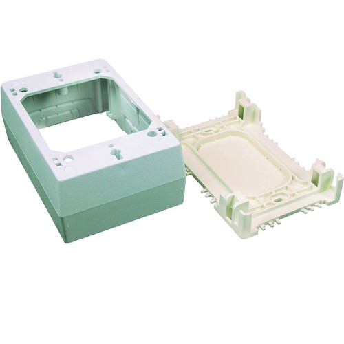 Wiremold- NM2- Switch/Outlet Box- Surface Mount- 1" Deep- Ivory - Surry ...