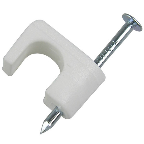 Coax/Wire Staples- 1/4" Wide- 25 Pack- White - Surry General Store