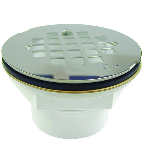 Shower Stall Drain- 2" PVC DWV / SCH 40- With SS Strainer - Surry ...