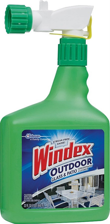 Windex Outdoor Glass Cleaner- Garden Hose Spray 32 Oz - Surry General Store