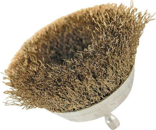Wire Cup Brush- 3" Dia- 1/4" Shaft- Coarse - Surry General Store