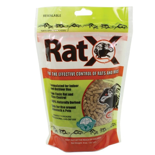 Rat X- Rodent Bait- All Natural- Pellets- 8 Oz - Surry General Store