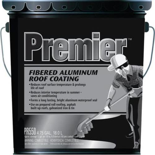 Henry- Roof Coating- Aluminum Fibered- 4.75 Gallon- Premier - Surry ...